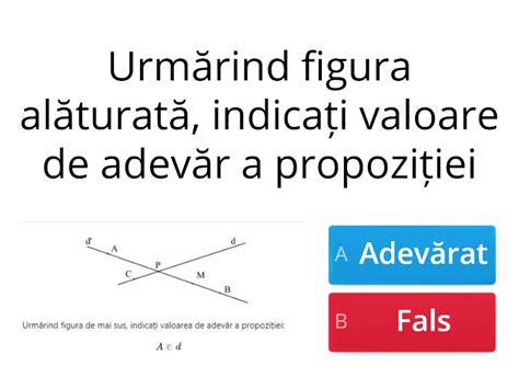 Elemente De Geometrie Quiz