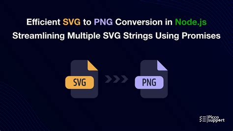Efficient Svg To Png Conversion In Nodejs Streaming Multiple Svg