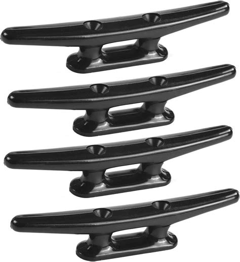 Mizugiwa Nylon Boat Cleats Dock Cleats Black 4 Inch 5 Inch 6 Inch 8 Inch Boat Ties Kayak Rope