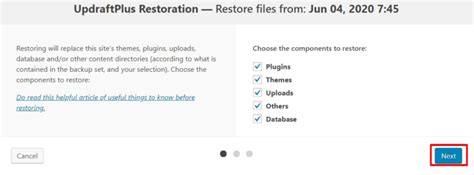 Backup Restore Wordpress Site With Updraftplus Wpstairs