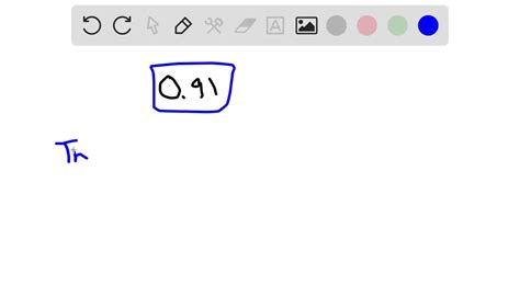 Solved The Efficiency Of The Rank Correlation Test Is 0 91 What Does That Value Tell Us About