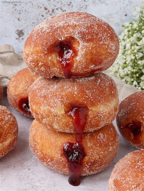 Jam Donuts The Baking Explorer