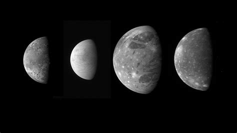 The Large Moons Of Jupiter Galilean Moons