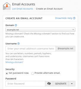 Creating An Email Account In CPanel Catalyst