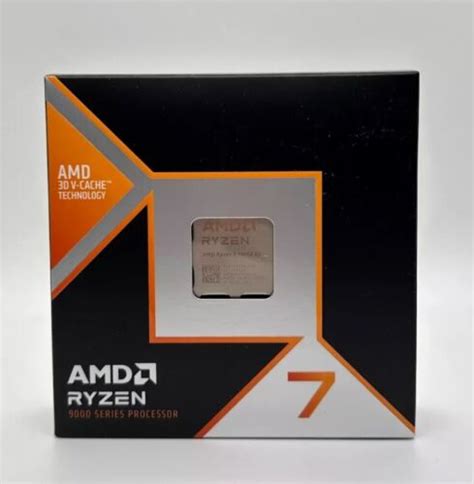 Amd Ryzen 7 9800x3d 8 Core 16 Thread Desktop Processor In Hand Ships Now Ebay