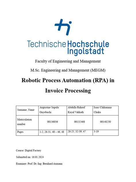 Rpa Invoice Pdf Accounts Payable Automation