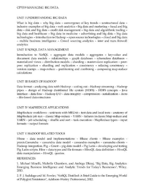 Big Data Management Pdf