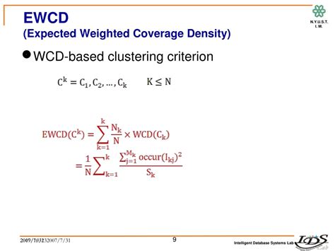 Ppt Efficiently Clustering Transactional Data With Weighted Coverage Density Powerpoint