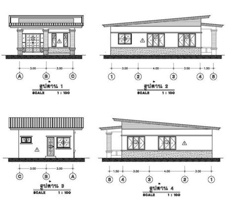 แบบบ้านชั้นเดียวสไตล์โมเดิร์น ขนาด 2 ห้องนอน บ้านถูกดี แบบบ้านชั้นเดียว การออกแบบบ้านขนาด