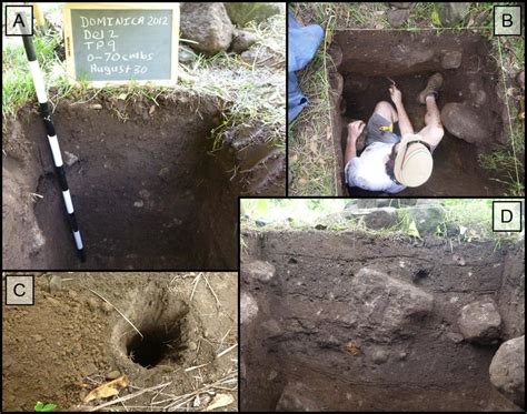 Examples Of Our Subsurface Sampling Strategy A A 50 X 50 Cm Test Pit Download Scientific