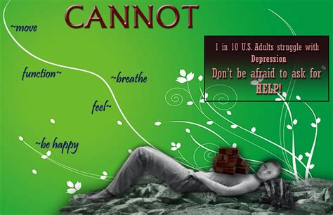 Digital Art Design Class Depression Awareness Poster Part