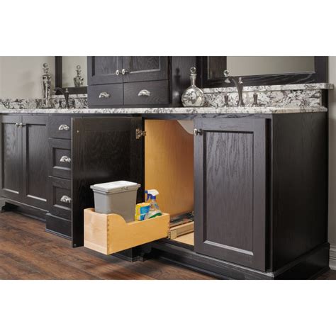 Rev A Shelf WCSC Vanity Cabinet Products Vanity Trash Pull Out W BLUMOTION Soft Close