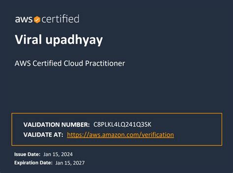 Earned Aws Certified Cloud Practitioner Viral Upadhyay Posted On The Topic Linkedin