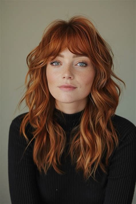 38 Gorgeous Medium Length Hairstyles With Bangs That Are So In Right Now Hair Cuts Hair