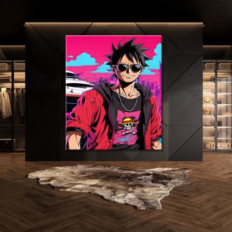 Tableau Luffy Modern Yatch en 2024 Luffy Oeuvre d art Tableau photo personnalisé