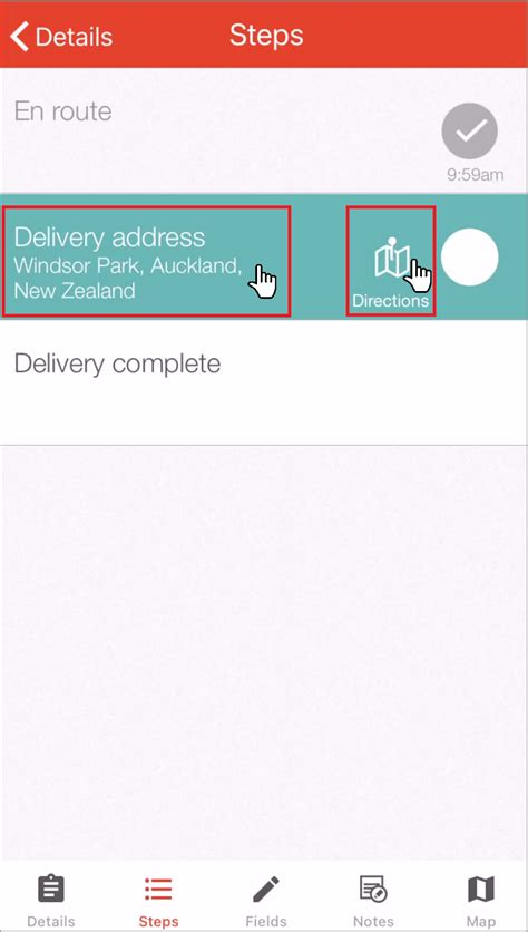 Ios Use Your Favorite Navigation App In The Vwork Mobile App To Navigate To Steps Vwork Support