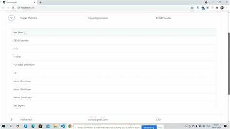 Angular 11 Primeng Expandcollapse Data Table Row Working Demo Youtube