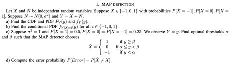 solved i map detection let x and n be