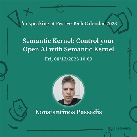 konstantinos passadis on linkedin azure session semantickernel