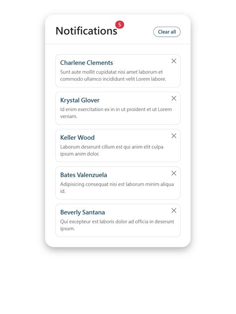 React 通知管理介面 Karen網頁作品集