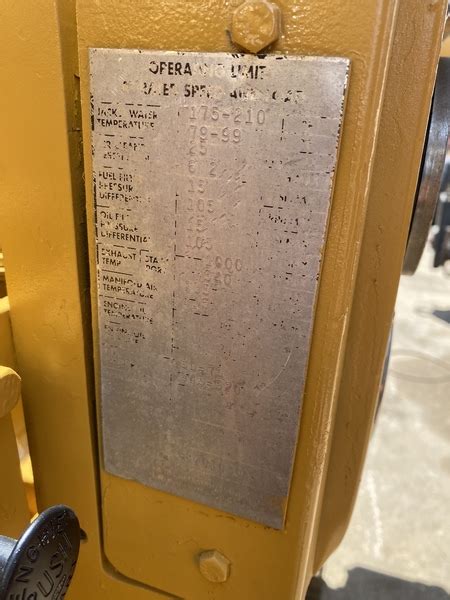 Low Hour Caterpillar 3508 Diesel Engine 68z01030