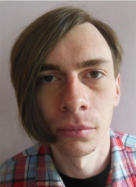 My New Haircut Growing A Long Fringe With The Rest Short R Hairfetish