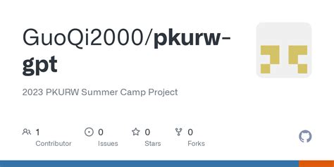 Pkurw Gpt README Md At Main GuoQi2000 Pkurw Gpt GitHub