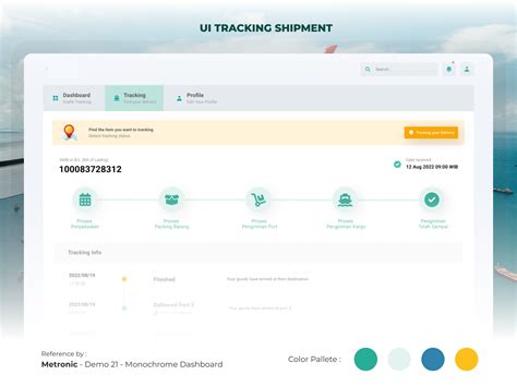 Ui Tracking Shipment By You Labs On Dribbble