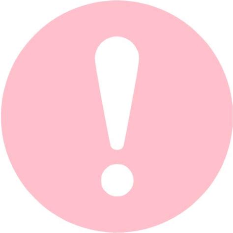 Pink Warning 3 Icon Free Pink Warning Icons