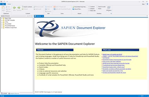 Chapter 13—the Sapien Document Explorer
