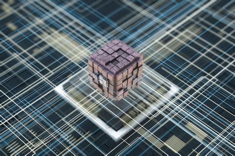 Premium Photo Circuit Board And Electronic Lines Background 3d Rendering