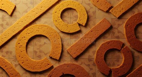 Abstract Shapes And Textures Of Circular And Linear Honeycomb Material