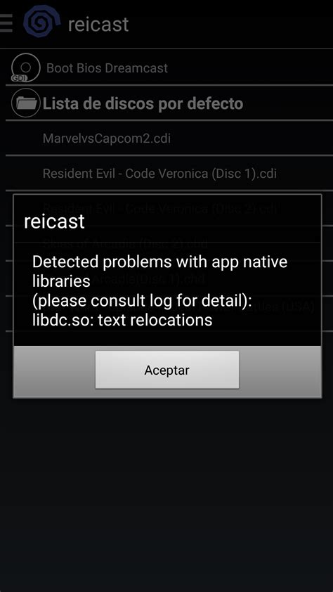 Reicast Error On Start Up And Inability To Toggle Options Issue Skmp Reicast Emulator