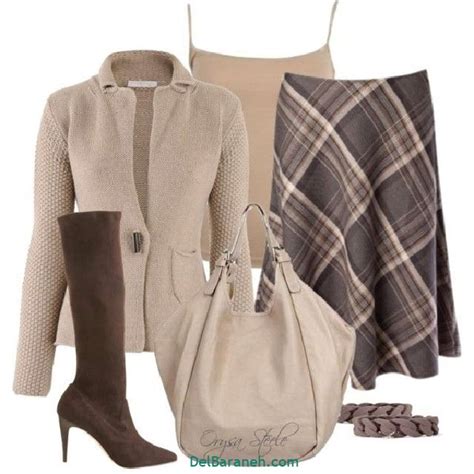 دامن چهارخونه 35 مدل مانتو دامن چهار خونه شیک و ایرانی 2018 دلبرانه