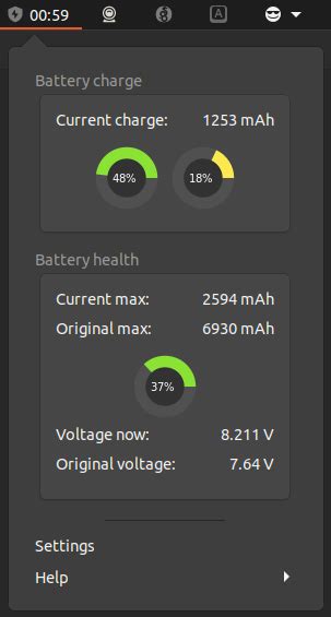 Check Battery Status On Ubuntu Using This Gnome Extension Omg Ubuntu