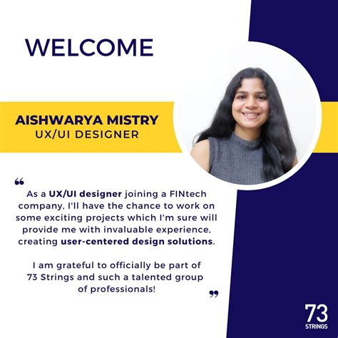 73 Strings On Linkedin 73strings Ux Ui Newemployee