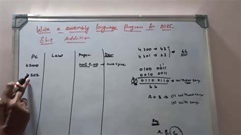Write An Alp For 8 Bit Addition Program In 8085 With Carry And Without