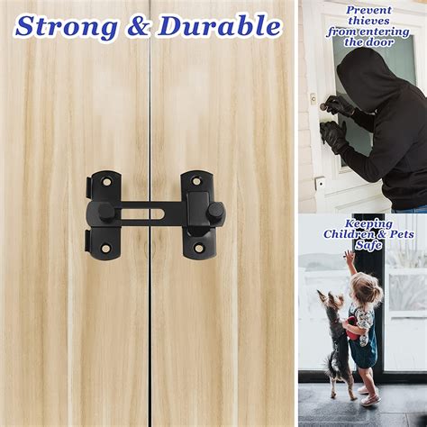Stainless Steel Antitheft Sliding Door Bolt Latch For Barns Pets Cages