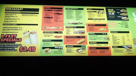 Menu At Memo S Mexican Restaurant Everett