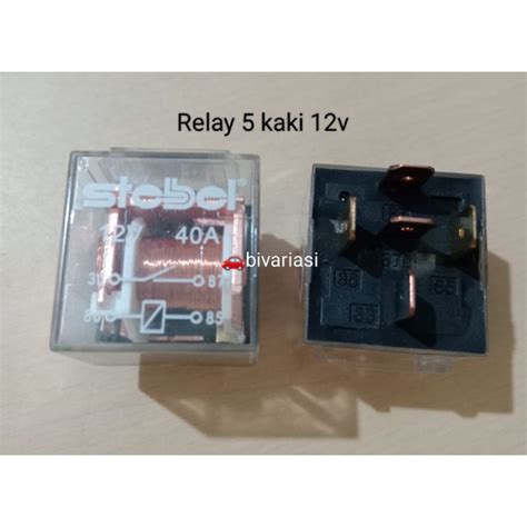 Relay 4 Feet 5 Feet 12v Relay 4 Pin 12v Relay 5 Pin 12v Shopee Malaysia