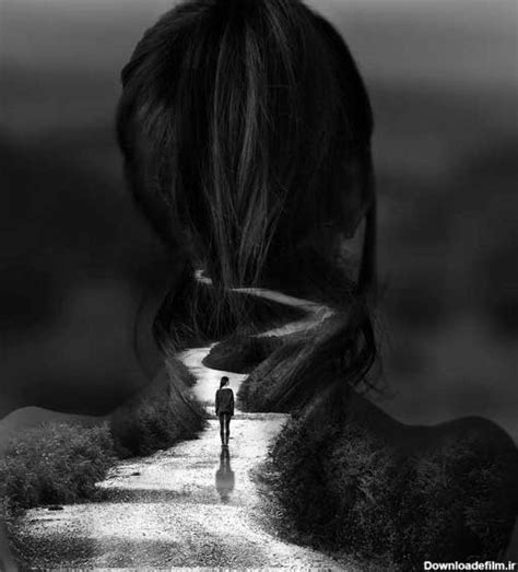 عکس سیاه و سفید دخترانه جدید