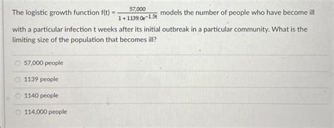 The Logistic Growth Function