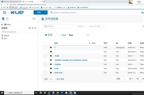 大数据 hadoop 户管理界面：hue（hadoop user experience）【将hadoop中各种相关的软件（hdfs、hive ）的操作界面融合在一起，形成一个统一的操作界面