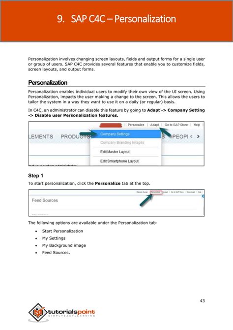 Sap C4c Tutorial Pdf Computing Technology And Computing
