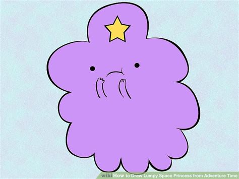 How To Draw Lumpy Space Princess From Adventure Time 7 Steps