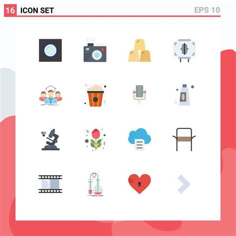 User Interface Pack Of 16 Basic Flat Colors Of Medicine Form Summer Fitness Gold Editable Pack