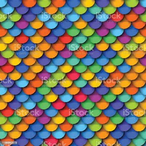 둥근 종이 컷 사실적인 요소와 멀티 컬러 기하학적 원활한 패턴 0명에 대한 스톡 벡터 아트 및 기타 이미지 0명 3차원