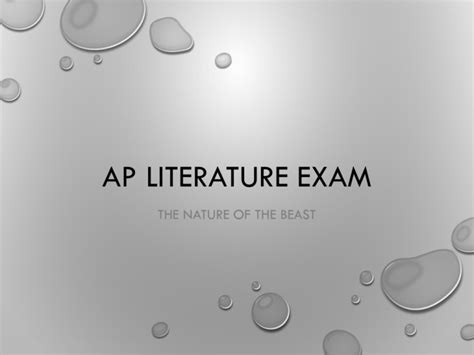 AP Literature Exam Structure Essays And Prompts
