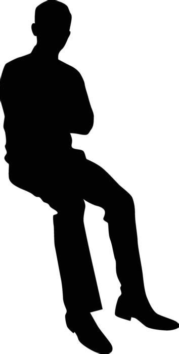 People Sitting Silhouette Vector Art Icons And Graphics For Free Download