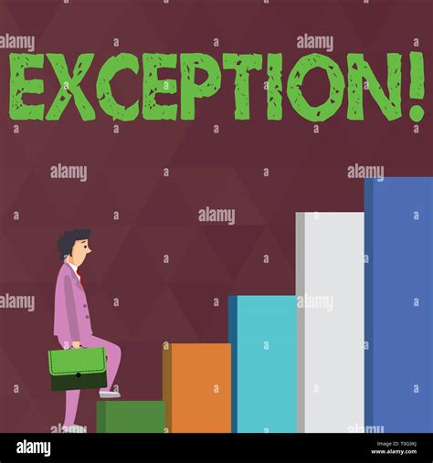 word writing text exception business photo showcasing person or thing